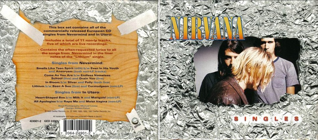 NIRVANA - Singles 6CD BOX [EU] - 13919105165 - oficjalne archiwum Allegro