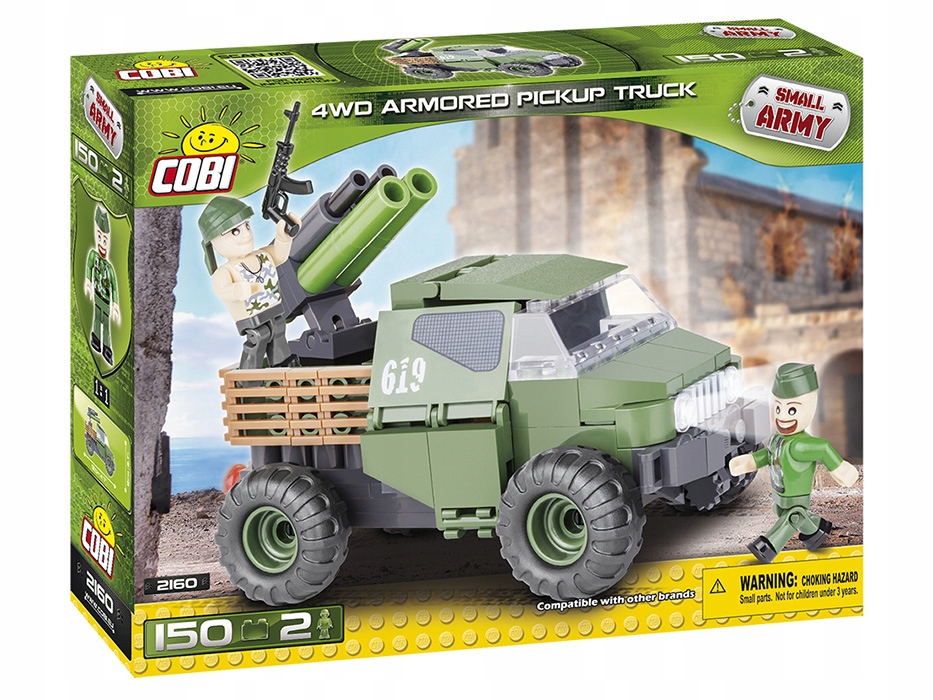 COBI Klocki Small Army Terenowy Pojazd wojsko 2160 - 7614803347 ...