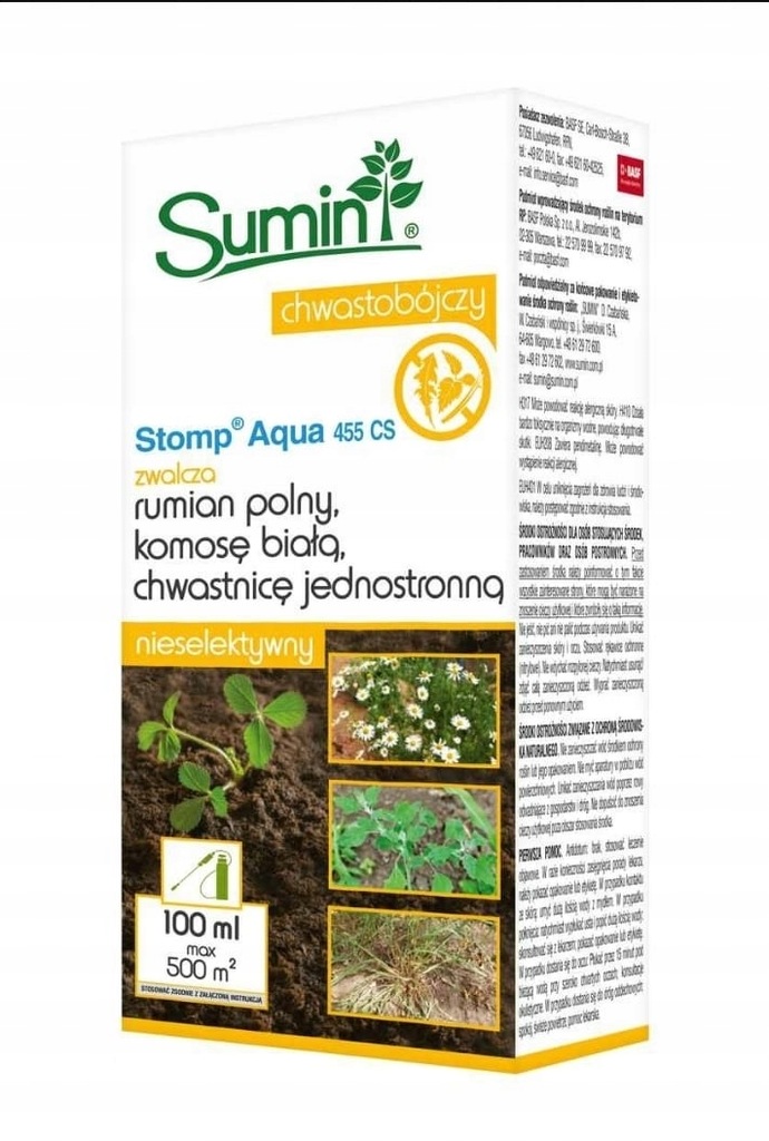 Środek na chwasty Stomp Aqua 455 CS 100 ml komosa - 13204006659 - oficjalne archiwum Allegro