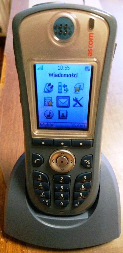D62 ASCOM Telefon DECT + ładowarka - Używany z gw. - 13355451177 ...