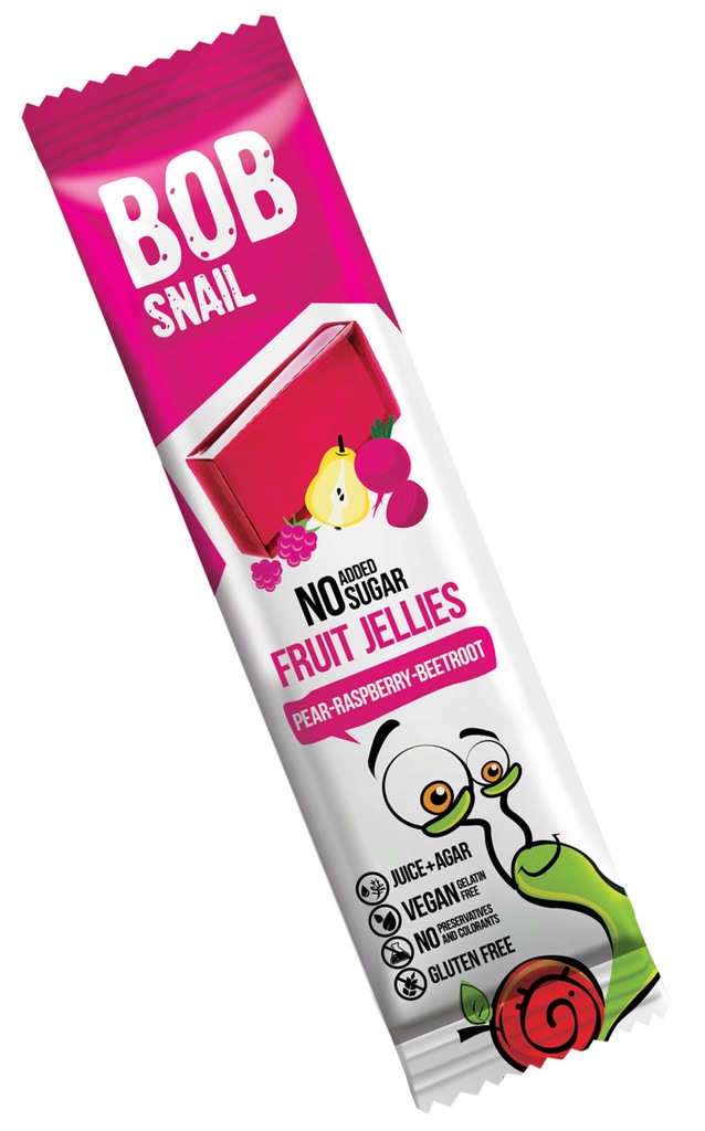 BOB SNAIL Jelly gruszka malina burak galaretka 38g - 12058721195 ...