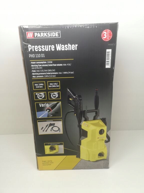 MYJKA CIŚNIENIOWA PARKSIDE PHD 110 D1 - 11244221753 - oficjalne archiwum Allegro