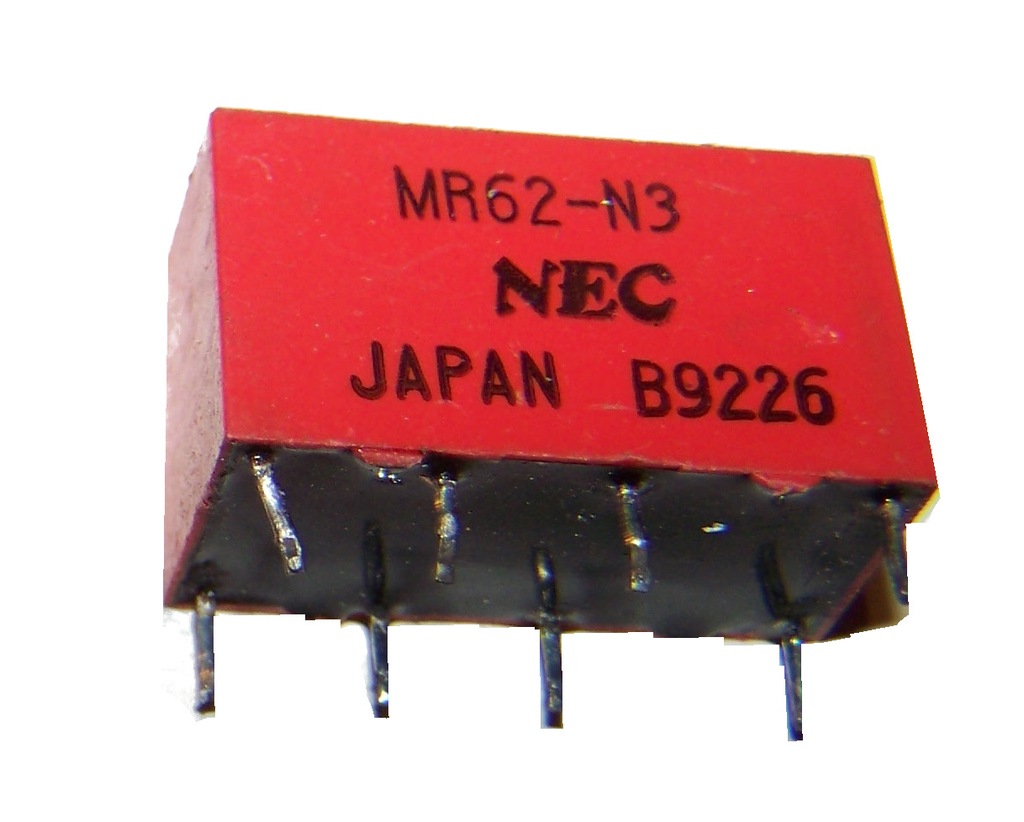Przekaźnik sygnałowy MR62-N3 3V NEC - 7383028240 - oficjalne archiwum Allegro