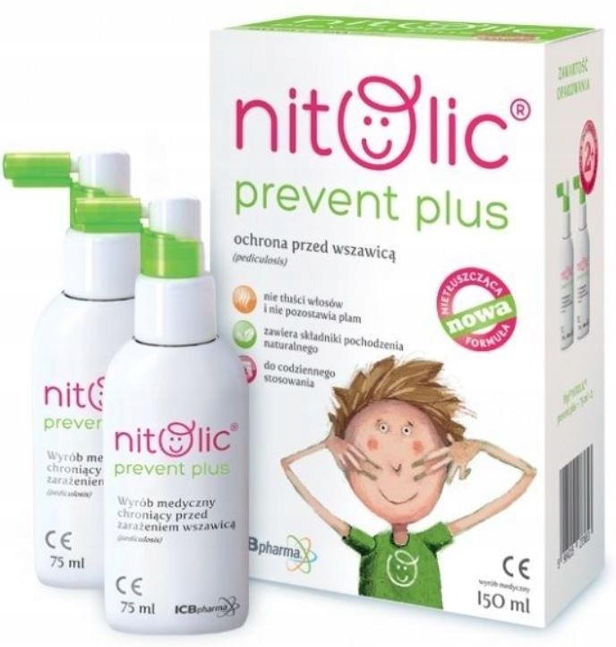 Spray na wszy Pipi Nitolic Prevent Plus 75ml - 12751047157 - oficjalne ...