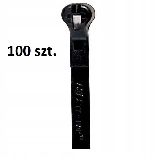 ABB TY26MX opaska Ty Rap, Ty-rap, Tyrap czarna 284 mm 100 szt ...