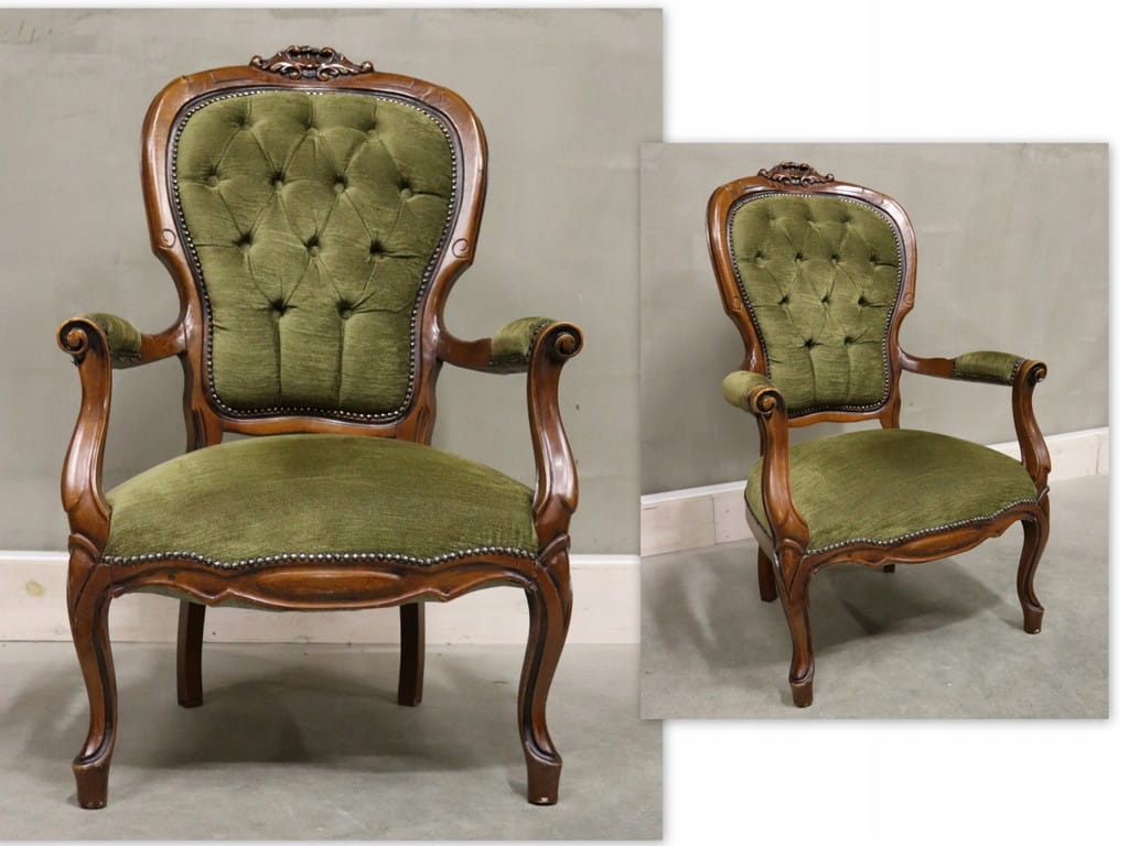 8322 stylowy ludwikowski fotel z wysokim oparciem - 13918239728 ...