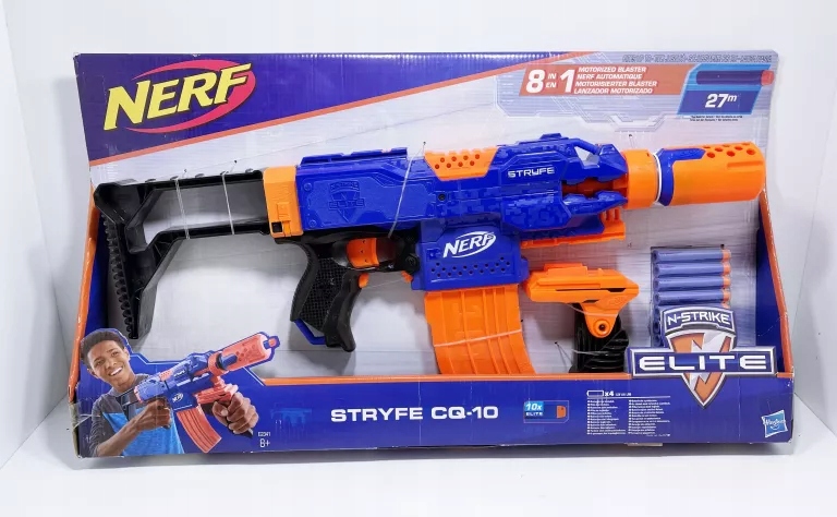 NERF BLASTER STRYFE CQ-10 ELITE HASBRO PISTOLET - 13002596884 ... NERF BLASTER STRYFE CQ-10 ELITE HASBRO PISTOLET - 13002596884 ...