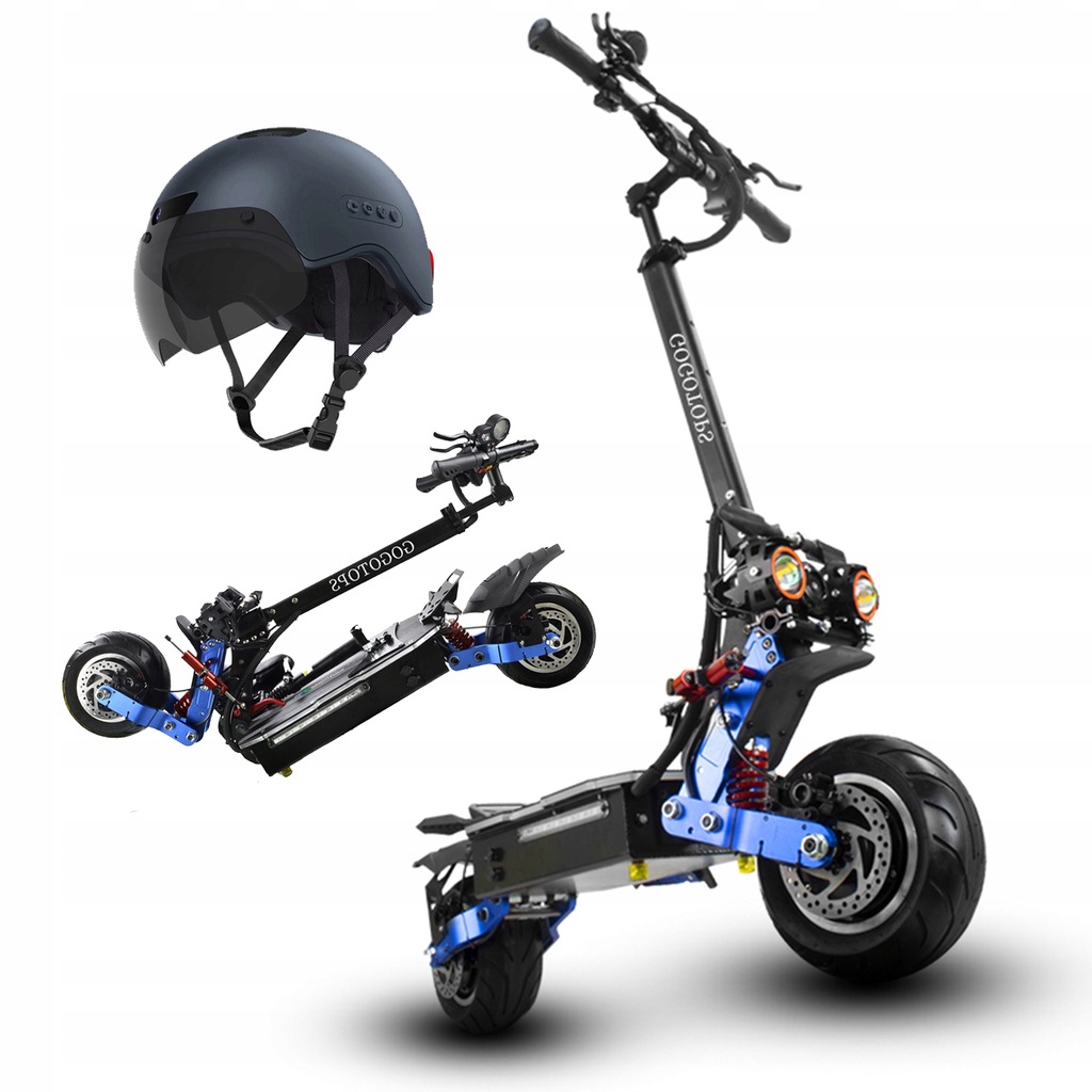 6000W 38.4AH GOGOTOPS Hulajnoga Elektryczna - 12554005013 - oficjalne archiwum Allegro