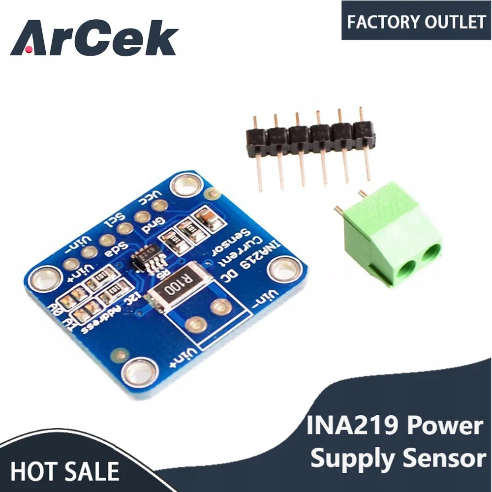 INA219 I2C Zero Drift Bi-directional Current Power Supply Sensor ...