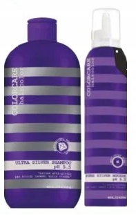 ELGON PURE SILVER ZESTAW DO BLOND WŁOSÓW NO YELLOW - 12983145194 ...