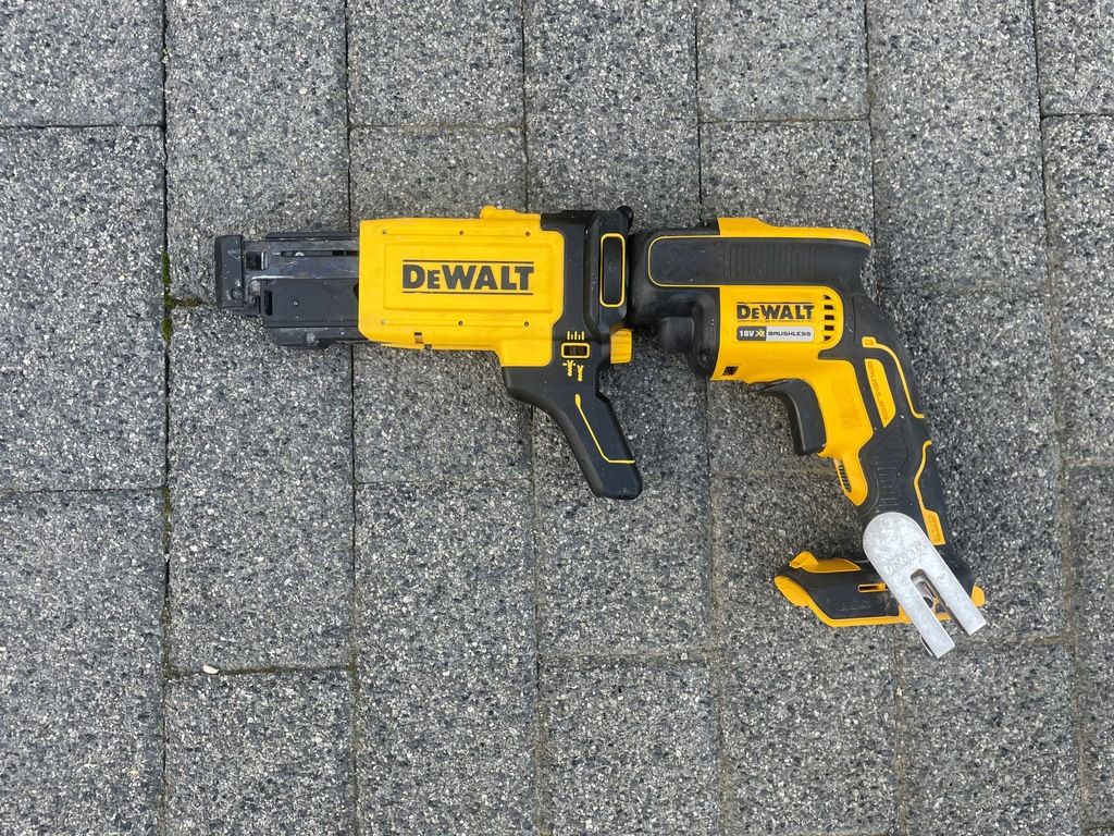 Wkrętarka do płyt GK Dewalt DCF620 magazynek do wkrętów taśmowych ...