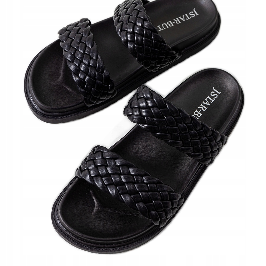 Klapki damskie Czarne klapki Reesal r.40 - 12478821047 - oficjalne ...