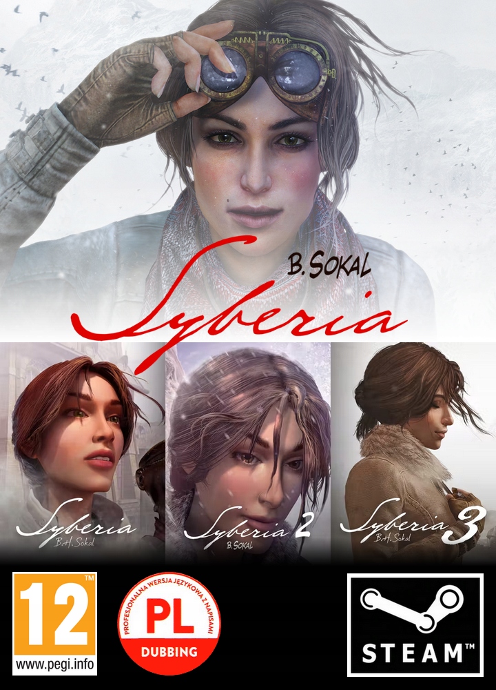 Syberia Triple Pack (1+2+3) PL PC klucz STEAM - 12352417181 - oficjalne archiwum Allegro