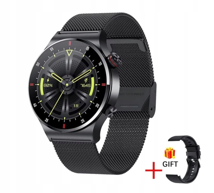 SmartWatch QW33 telefon BT, tętno, EKG, APP, PL - 13678876053 ...