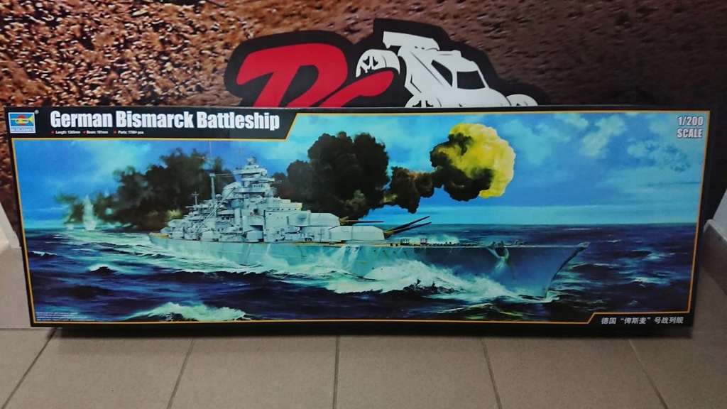 Trumpeter 03702 German Bismarck Battleship (1:200) - 12239847450 ...