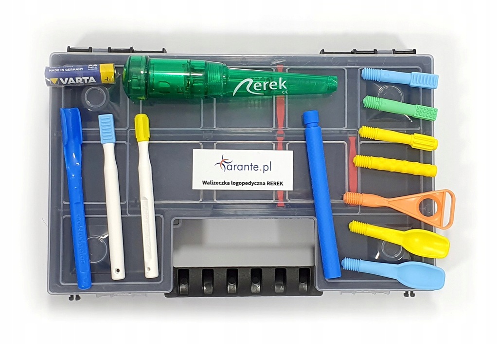 Walizeczka logopedyczna z wibratorami Rerek Z-vibe - 12597410473 ...