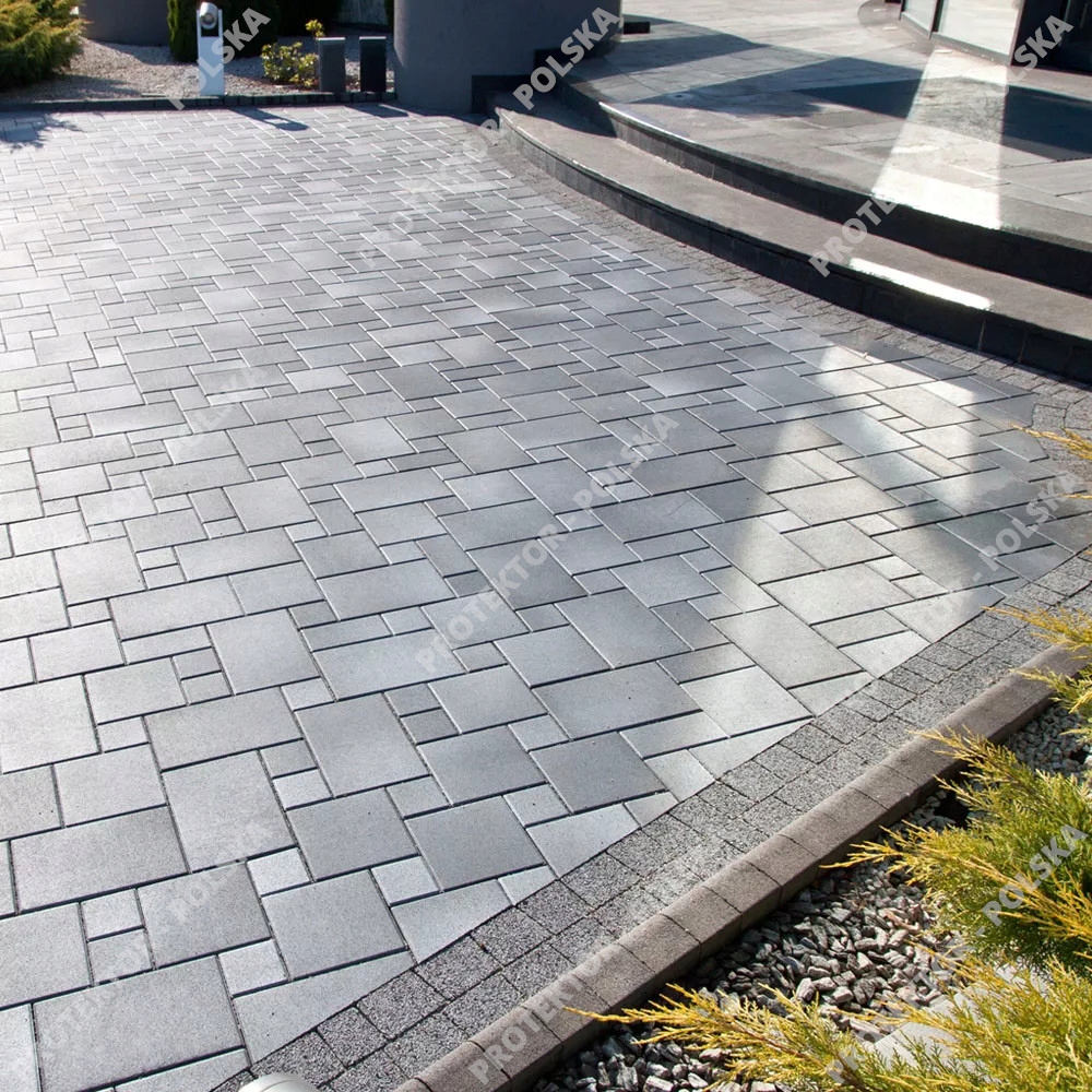 BRUK-BET kostka betonowa brukowa SYMFONIA ogrodowa - 12770732850 - oficjalne archiwum Allegro