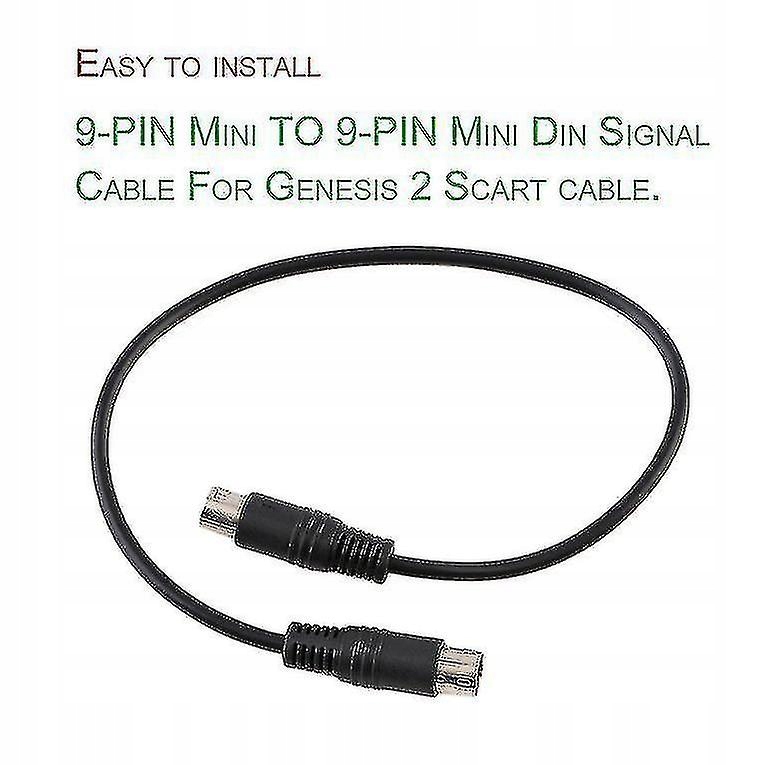 Black 9-pin Mini To 9-pin Mini Din Signal Cable - 12803045742 ...