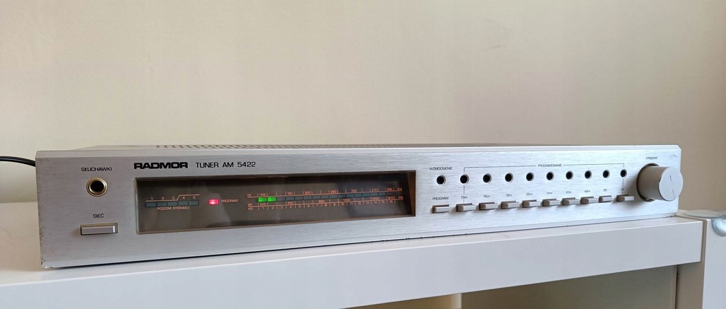 Tuner radiowy analogowy Unitra Radmor 5422 srebrny - 13593022335 ...