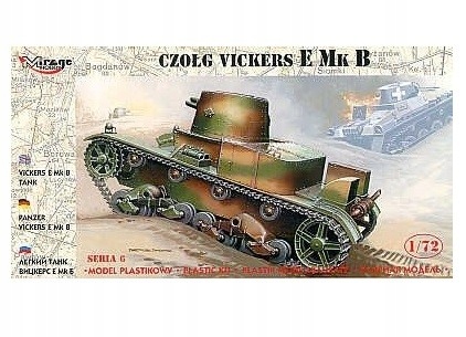 Vickers E Mk B Polski Czołg Jednowieżowy - 1:72 - 12723474270 ...