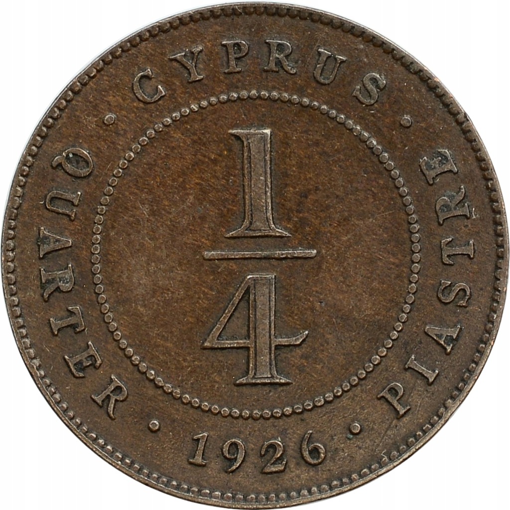 9.CYPR, JERZY V, 1/4 PIASTRY 1926 - 13183419921 - oficjalne archiwum ...