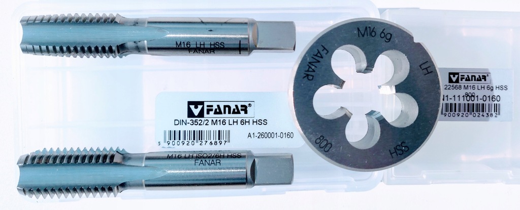 GWINTOWNIK NARZYNKA M16 M 16x2 LH LEWA FANAR KOMPL - 10665445857 - oficjalne archiwum Allegro