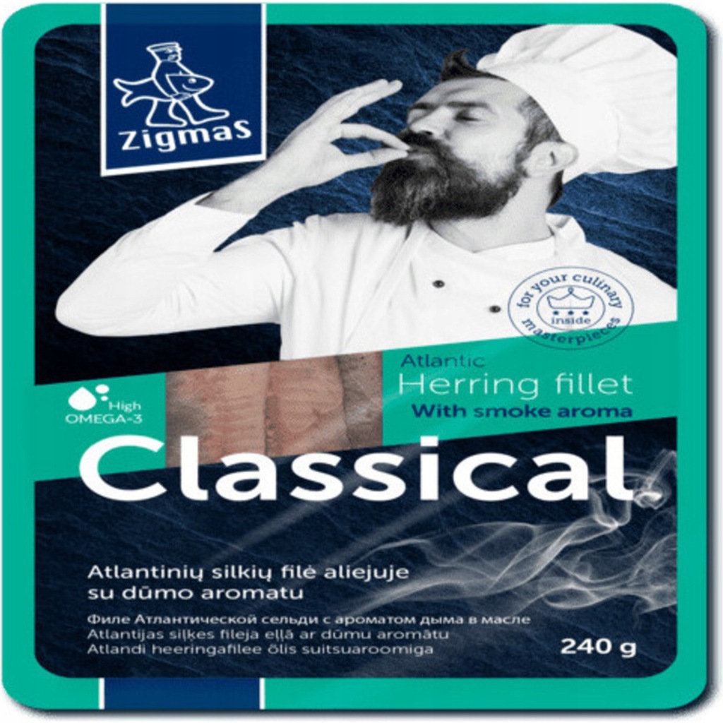 Zigmas Filety Śledziowe w Oleju z Aromatem Dymu 240g - 14571148856 ...