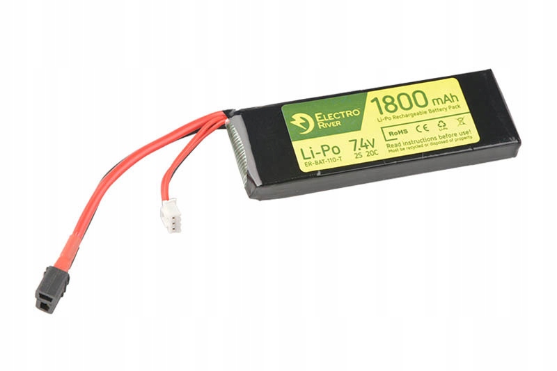 Akumulator Bateria LiPo Li-Po 7,4v 1800mAh 30c G36 - 9508078893 ...
