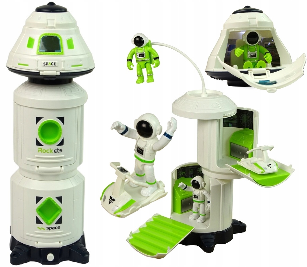 PROM KOSMICZNY STATEK RAKIETA KOSMOS na baterie - 12270020030 - oficjalne archiwum Allegro