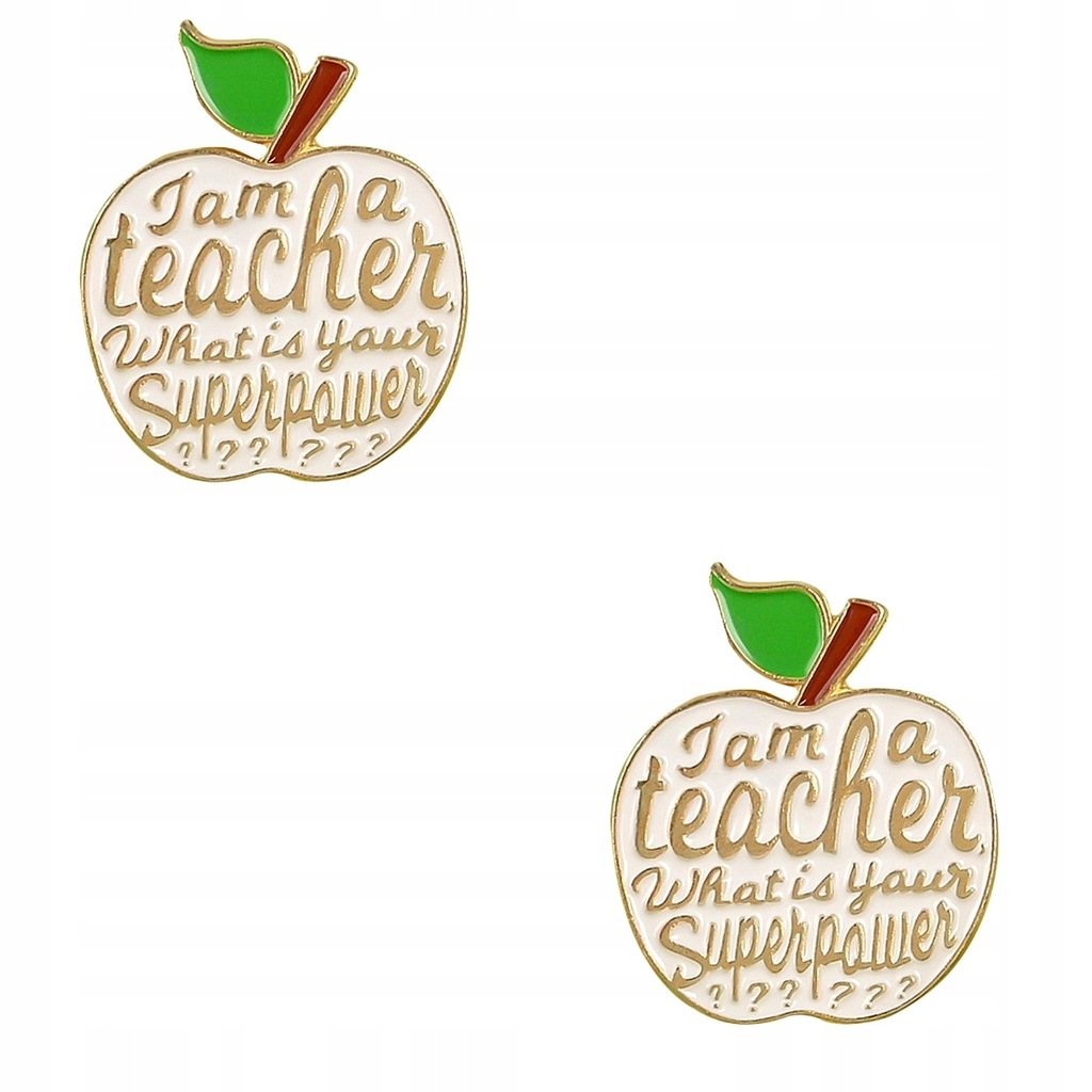 Lapel Pin Teacher Collar Enamel - 14483174471 - oficjalne archiwum Allegro