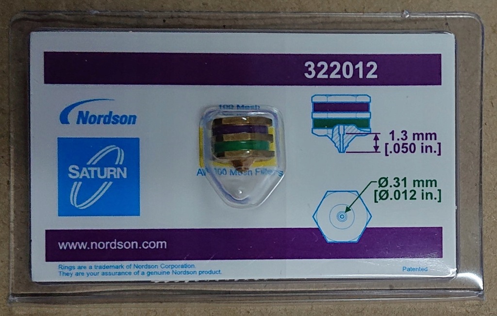 Dysza Nordson Saturn 322012 1,3mm Ø0,31mm - 13149965145 - oficjalne ...