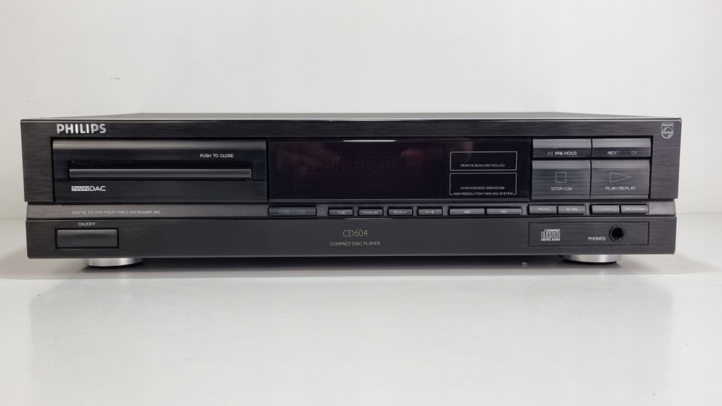 Philips CD 604 player odtwarzacz Twin DAC - 12838480862 - oficjalne ...