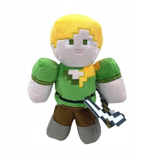 MINECRAFT Alex z kilofem PLUSZAK MASKOTKA 30CM - 11956830494 ...