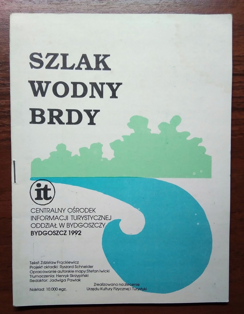 Szlak Wodny Brdy mapa przewodnik 1992 r. - 13769206465 - oficjalne ...