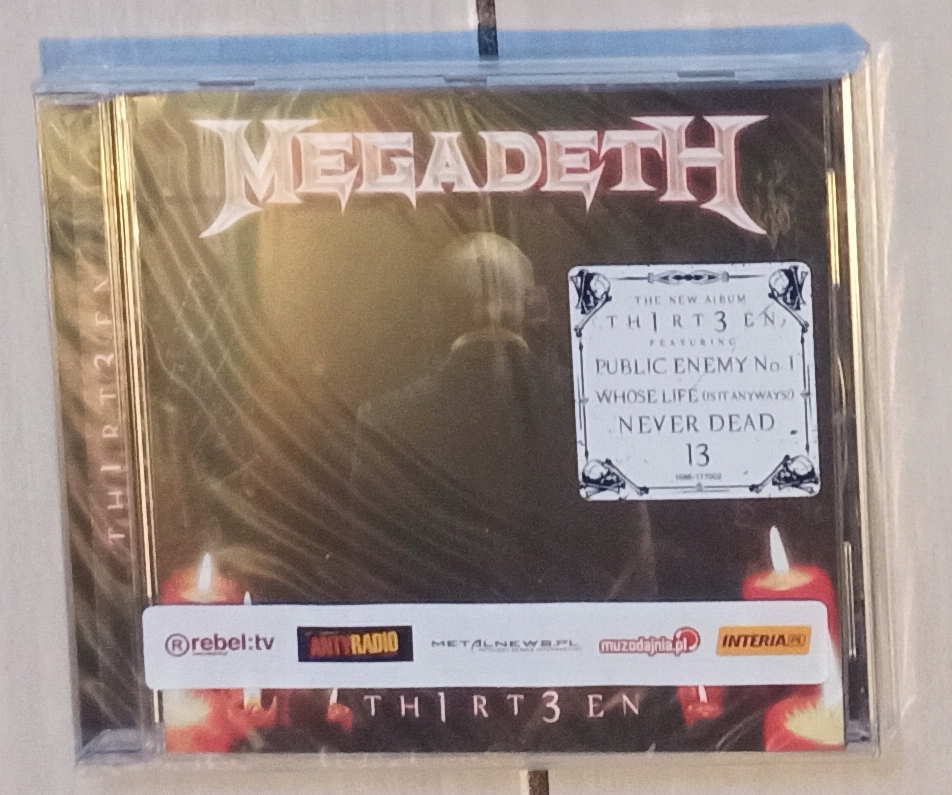 Megadeth Th1rt3en CD - 12987649227 - oficjalne archiwum Allegro