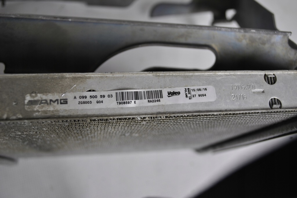 CHŁODNICA DODATKOWA MERCEDES AMG GT C63 W205 W190 - 8608866256 ...