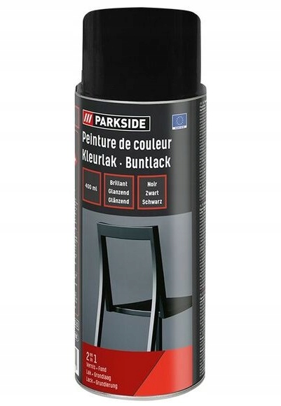 PARKSIDE | Lakier w sprayu czarny połysk 400 ml - 15652282949 ...