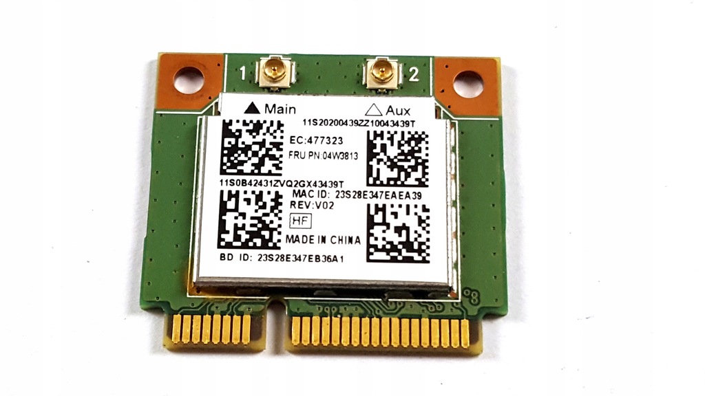 KARTA WIFI REALTEK MODEL: RTL8723BE - 13717697490 - oficjalne archiwum ...