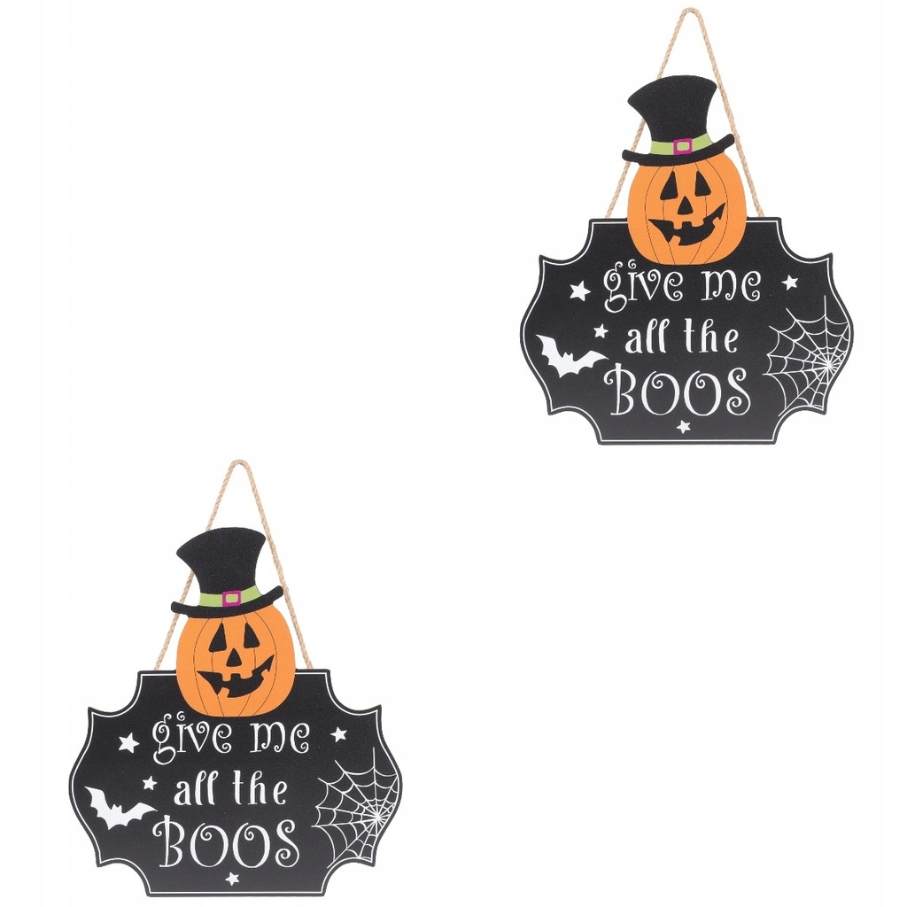 FRONT DOOR SIGN SIGNS WOODEN BOOS PLAQUE SET 2 - 13659203518 ...