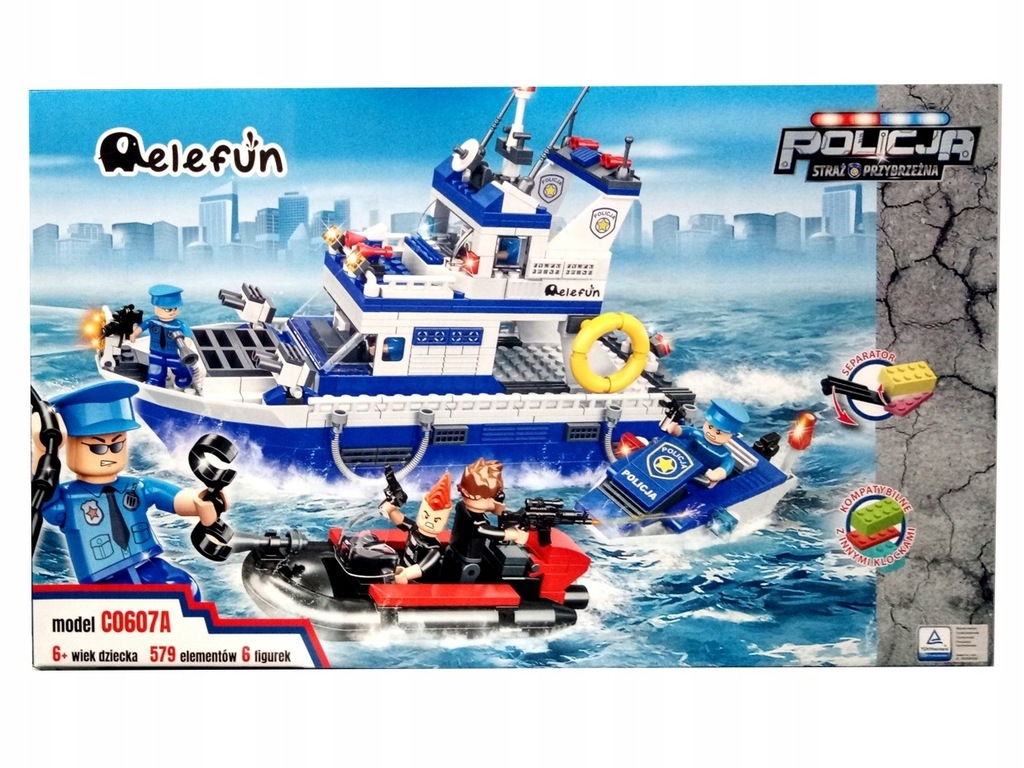 KLOCKI ELEFUN C0607A STRAŻ PRZYBRZEŻNA 579 ELEMEN - 12926004558 ...