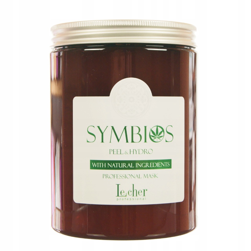 Lecher Symbios Peel Hydro nawilżająca maska 1000ml 1L Z OLEJEM KONOPNYM - 16228095230 ...