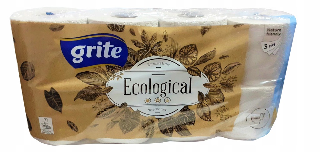 Papier toaletowy GRITE ECOLOGICAL 8 szt. - 9522141459 - oficjalne ...