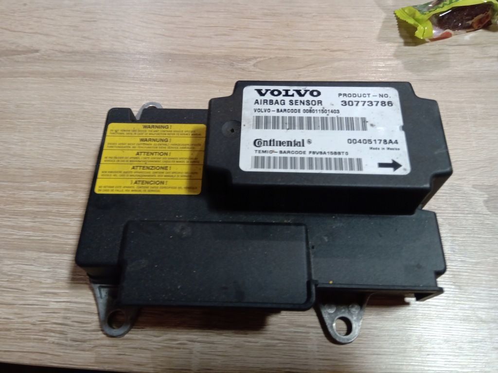 STEROWNIK MODUŁ PODUSZEK AIRBAG VOLVO S40 V50 C30 - 13107651960 - oficjalne archiwum Allegro