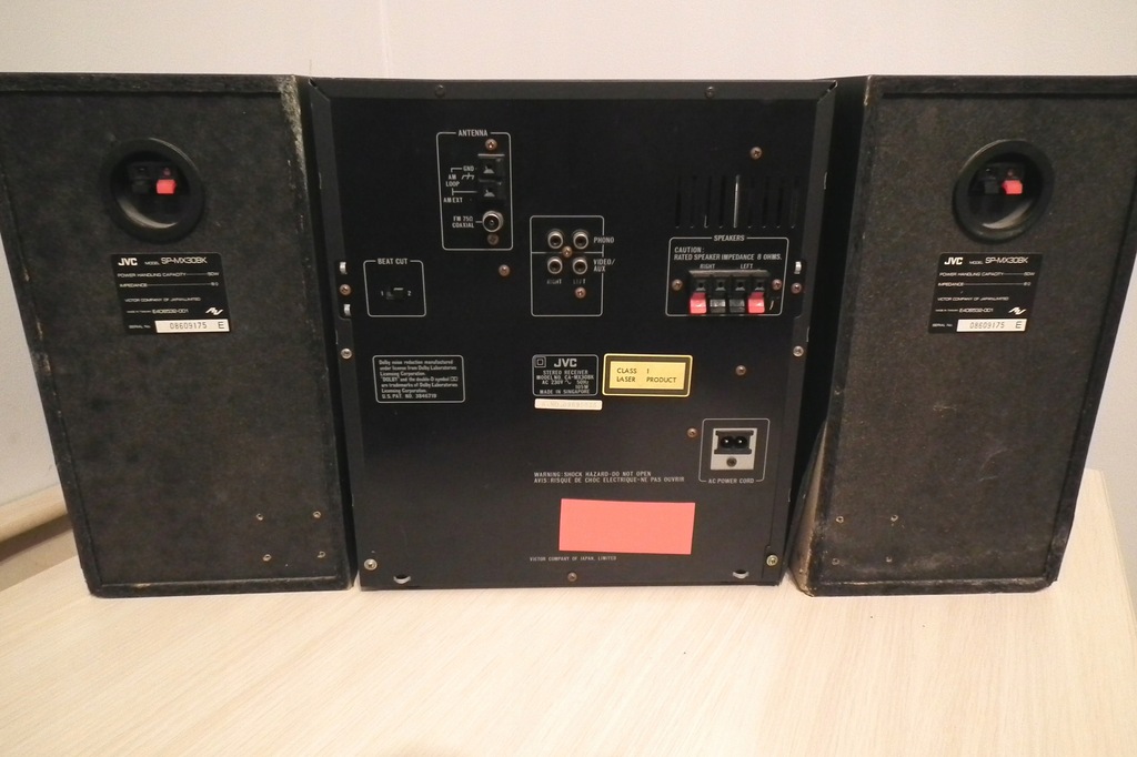 WIEŻA JVC MX-30 CA-MX30BK KOLUMNY SP-MX30BK PILOT - 10469533644 ...