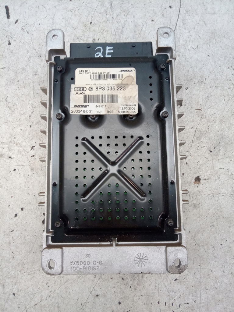 AUDI A3 8P LIFT WZMACNIACZ ANTENOWY BOSE 8P3035223 - 13887357254 - oficjalne archiwum Allegro