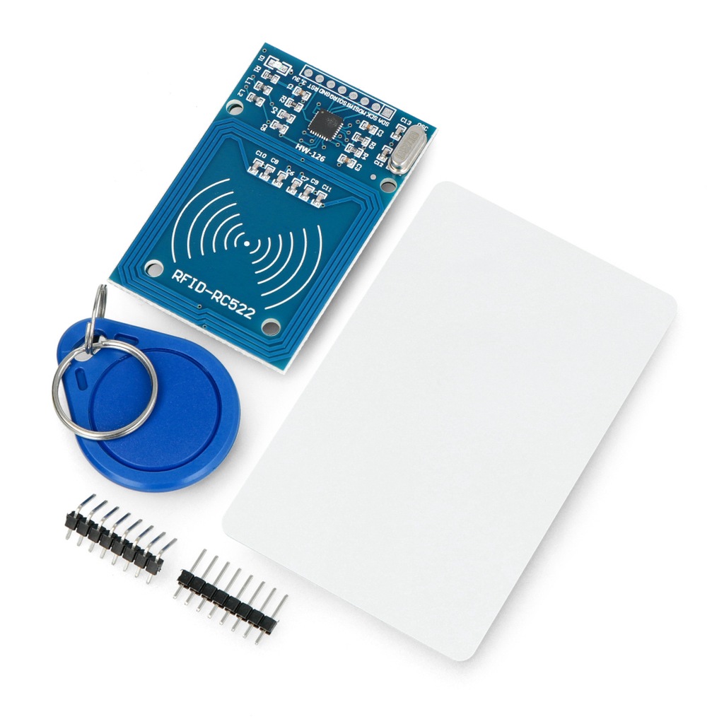 Moduł RFID MF RC522 13,56MHz SPI + karta i brelok - 14310395478 ...