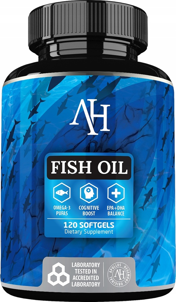 Apollo's Hegemony Fish Oil 1000 mg 60 kaps OMEGA-3 - 10798814427 ...