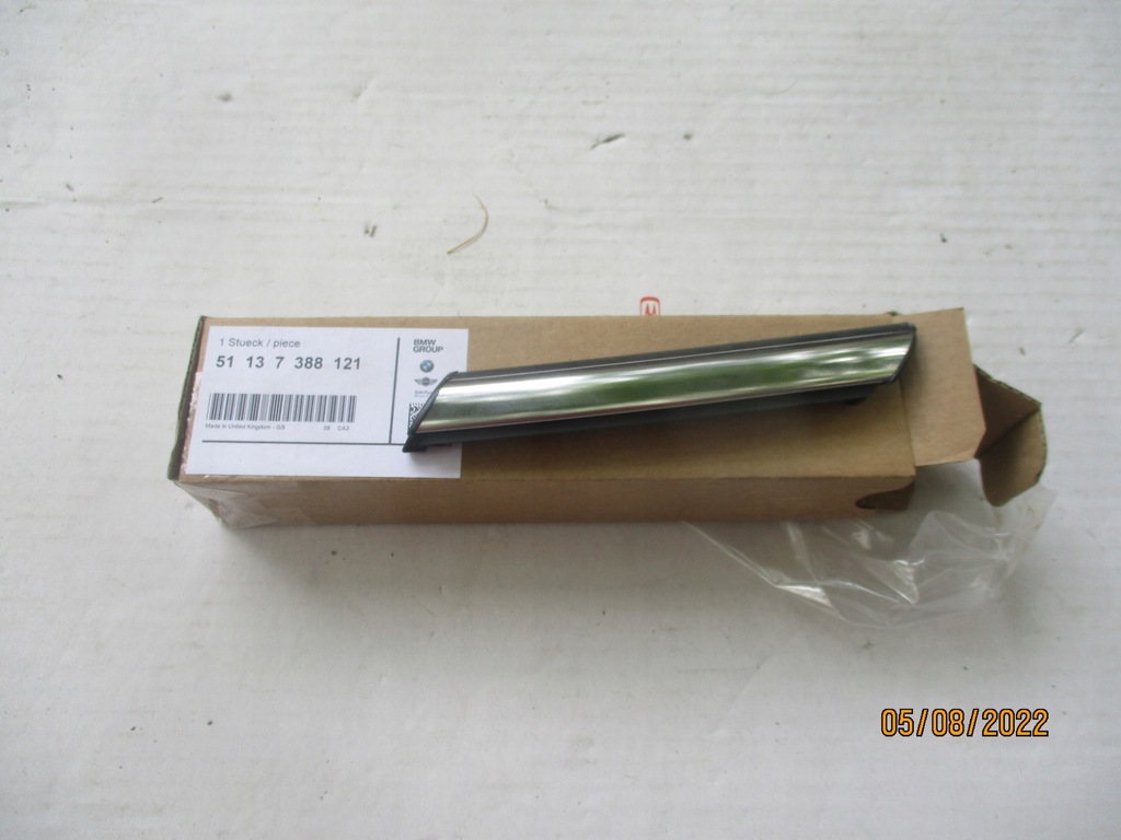 MINI COOPER LISTWA CHROM LEWY PRZÓD 51137388121 - 12515782039 ...