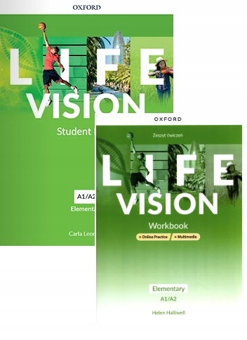 LIFE VISION STUDENT BOOK + WORKBOOK ELEMENTARY - 12645436086 - oficjalne archiwum Allegro