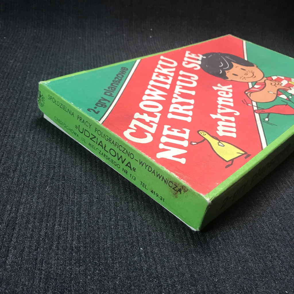 Człowieku nie irytuj się Młynek gry PRL - 13882519425 - oficjalne ...